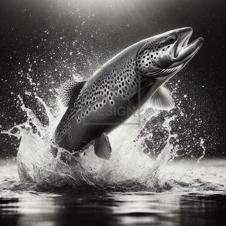 River Trout Collection - Set of 7 Brown Trout PNG - Trout, River Trout ...