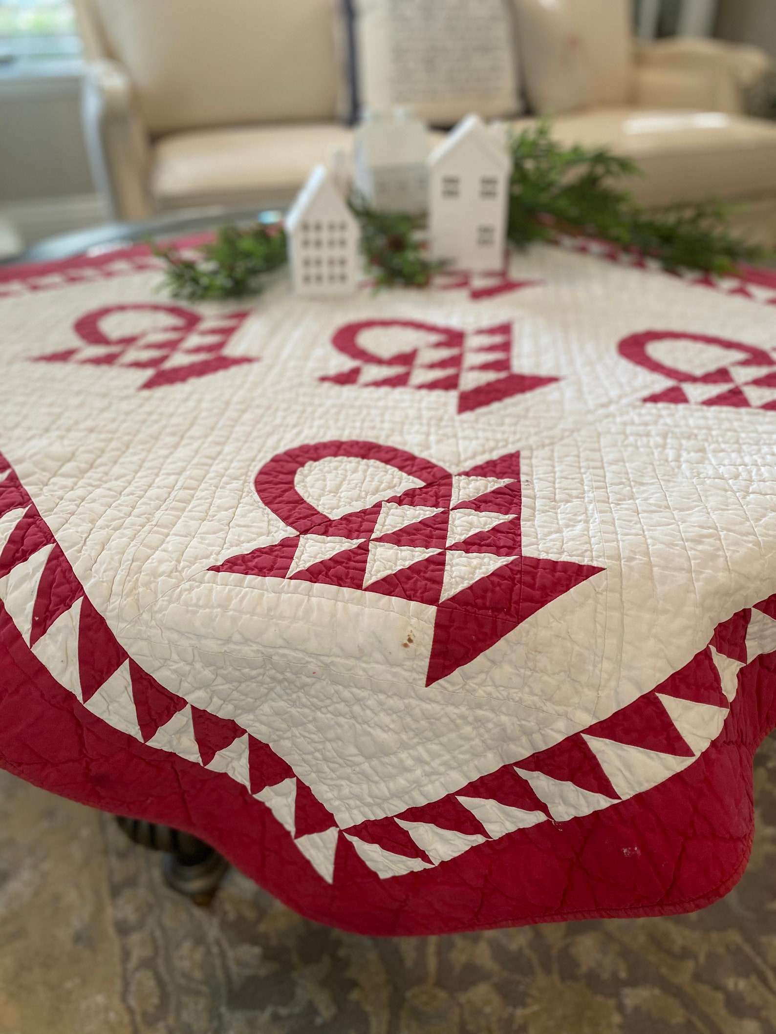 Red Baskets Quilt Pattern - Etsy