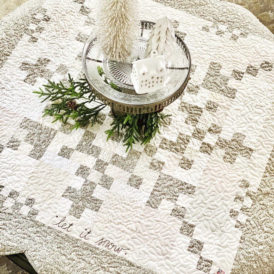 Let It Snow Quilt Pattern - Etsy