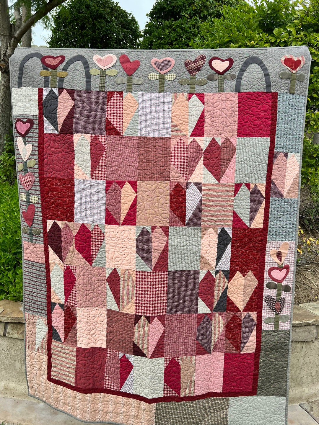 Happy Hearts Quilt Pattern - Etsy