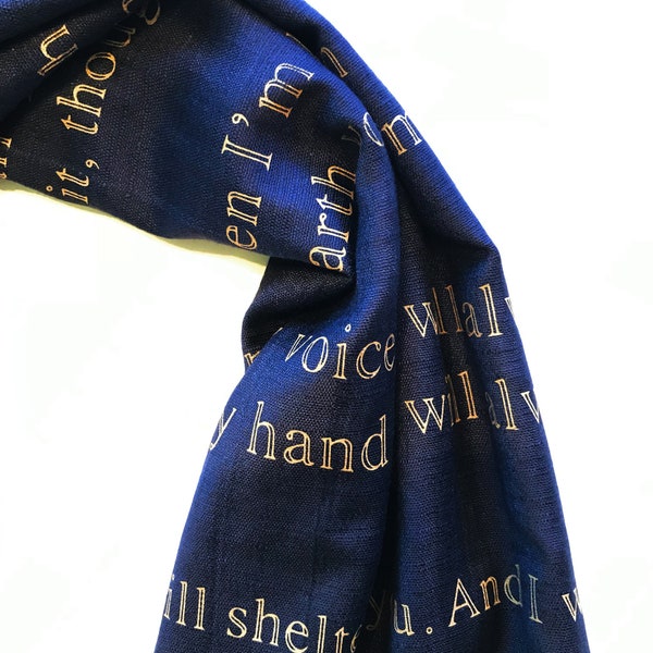 Quote Scarf - Etsy