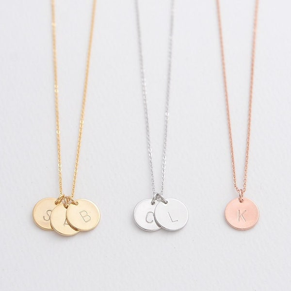 Brass Disc Necklace - Etsy