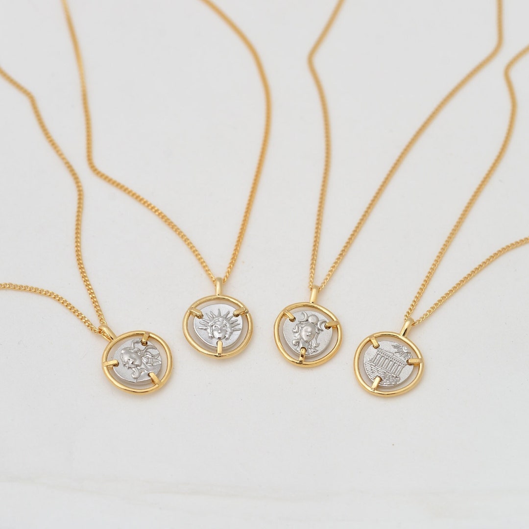 Ancient Greek Mythological Necklace/ Mythology Medallion Necklace ...