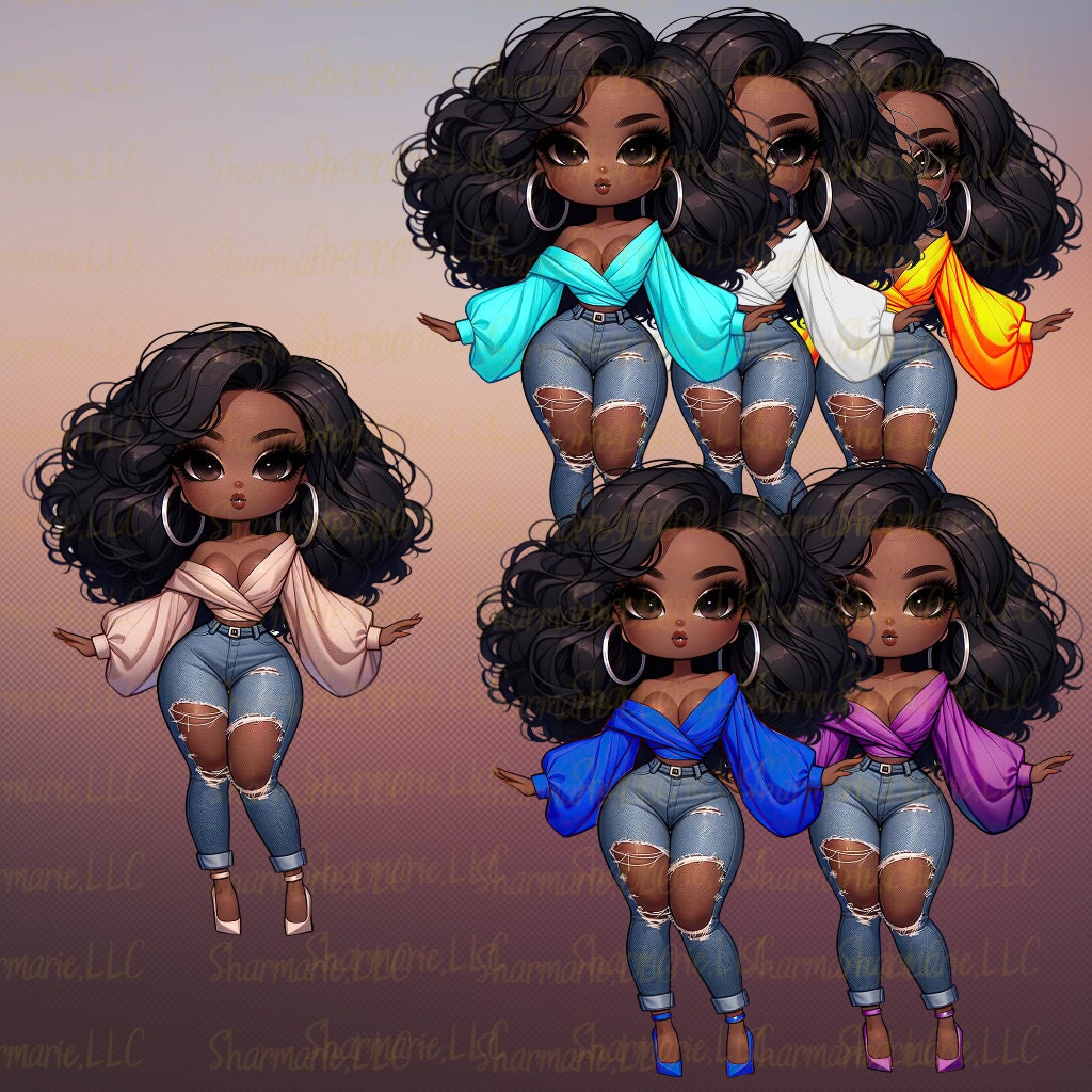 Get Creative With Cute Digi Doll Mega Bundle | 4 Variations 26 Images | Perfect for Physical ...