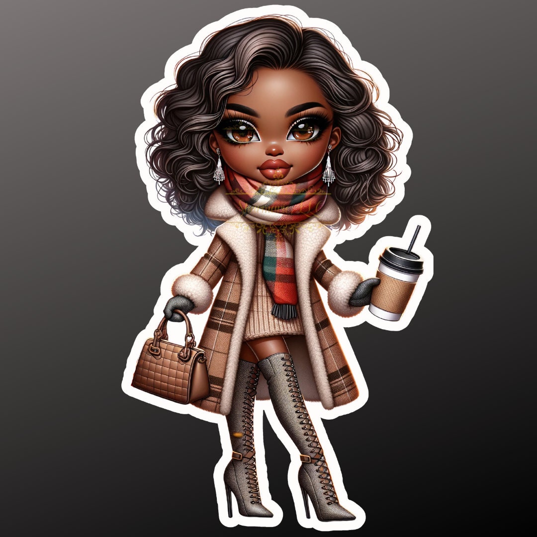 Autumn Elegance | Fall Chibi Digi Cuties_6 | Digi Dolls | Fall Art ...