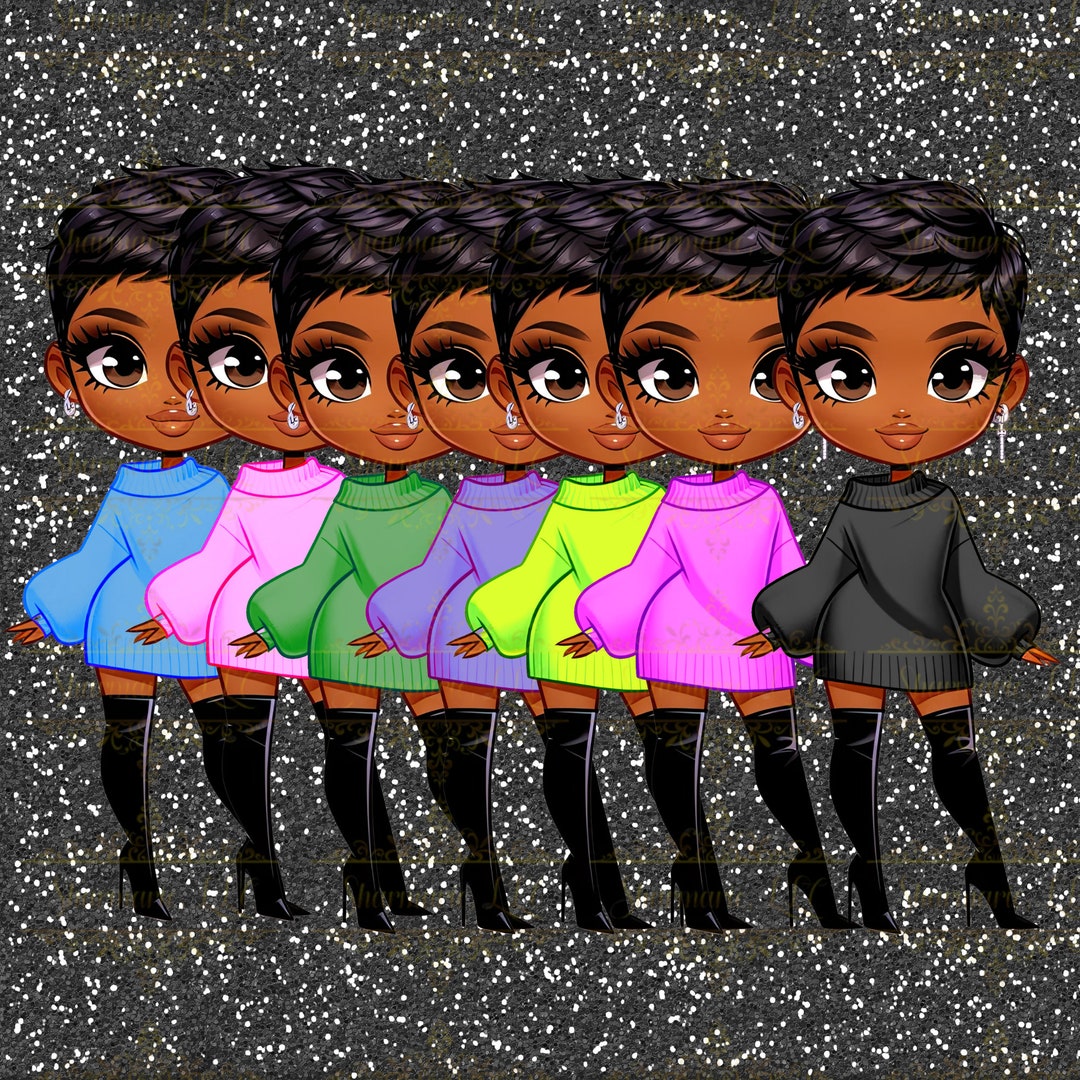 It's Sweater Weather Chibi Cutie | MEGA BUNDLE | Digi Dolls | High ...