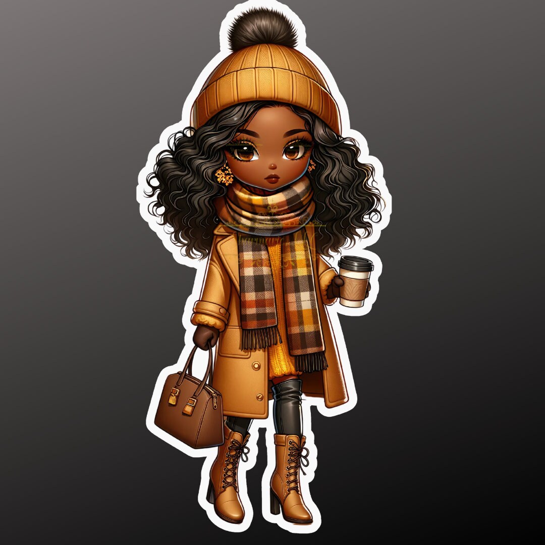 Autumn Elegance | Fall Chibi Digi Cuties_8 | Digi Dolls | Fall Art ...