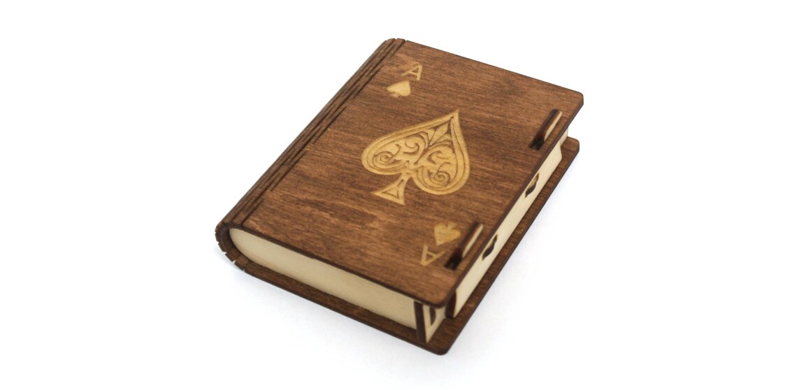 Playing Card Case Laser Cut - Engraved Card Case - Playing Card Holder ...