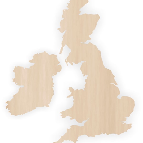 Laser Cut Maps of Uk - Etsy