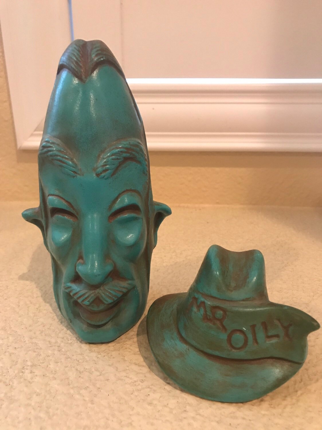 Vintage Pottery "mr. Oily" Oil Pot - Etsy