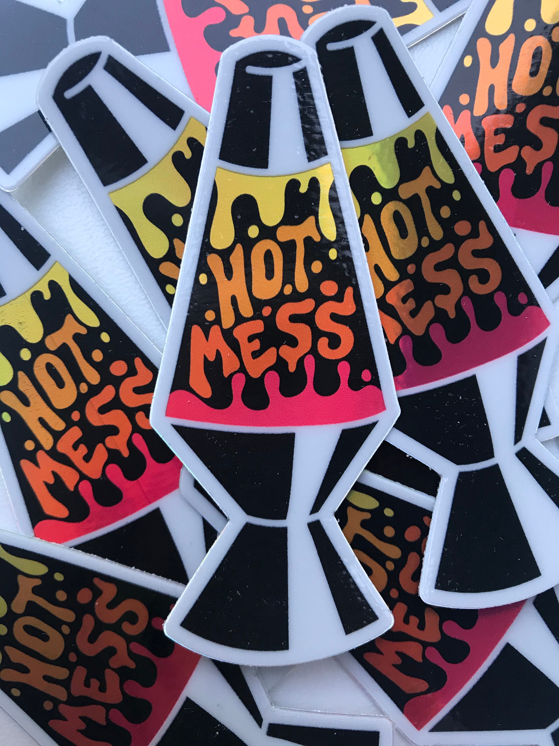 Hot Mess Lava Lamp (sticker) - Etsy