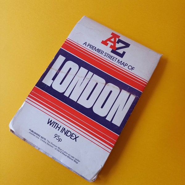 Vintage Az Map of London Centre With Full Street Index - Etsy