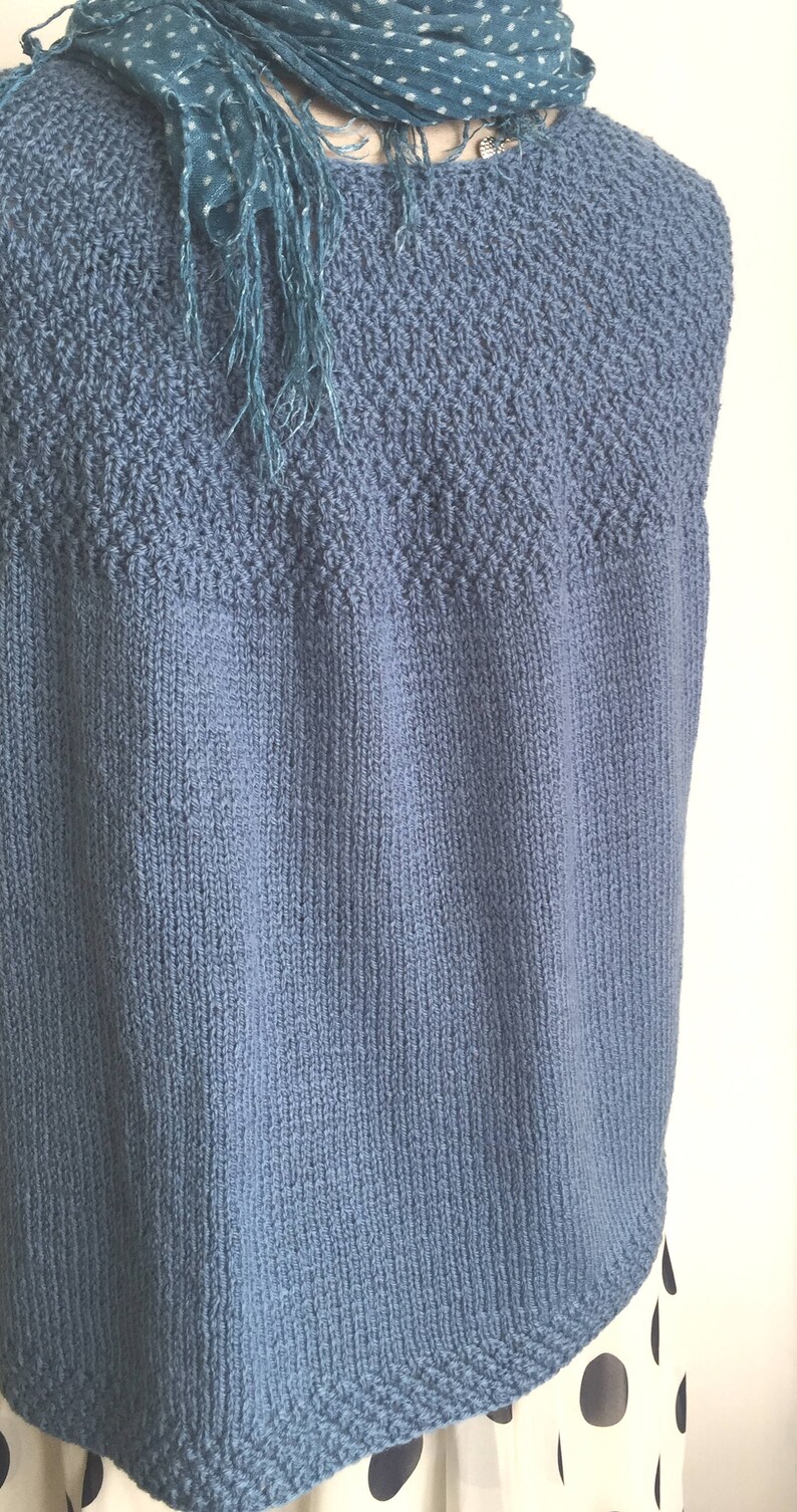 PDF Pattern Immediate Download Circular Round Yoke Top Down Knitted ...