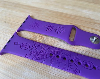 Wizard Themed Engraved Apple and Samsung Galaxy Watch Band - Etsy