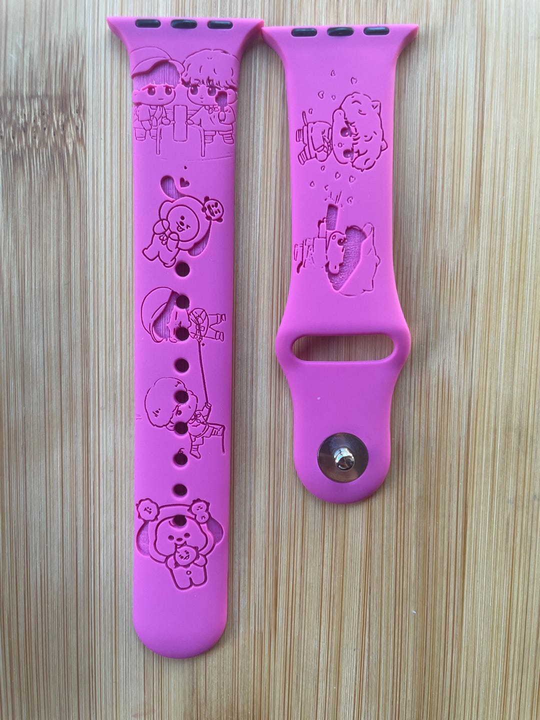 BTS Yoonmin Suga and Jimin K Pop Themed Engraved Design on a Silicone ...