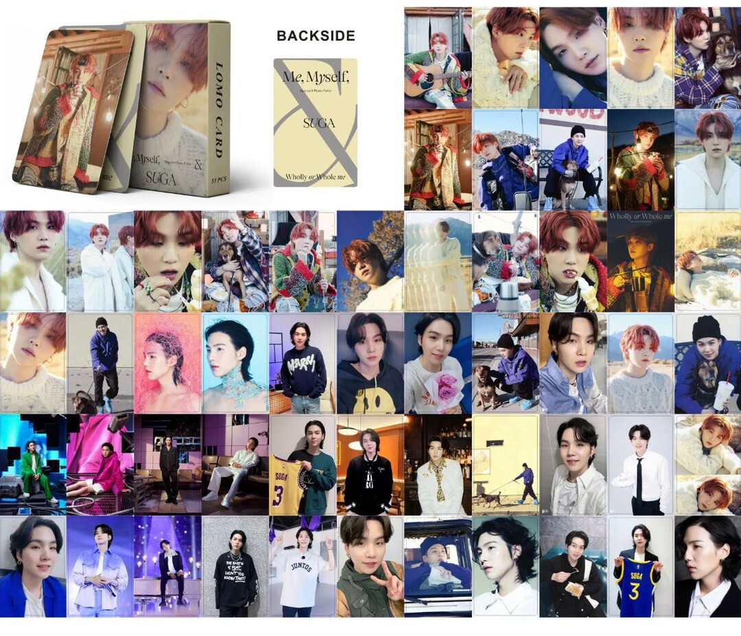 BTS Suga me Myself & Suga 55 Pcs Lomo Card - Etsy
