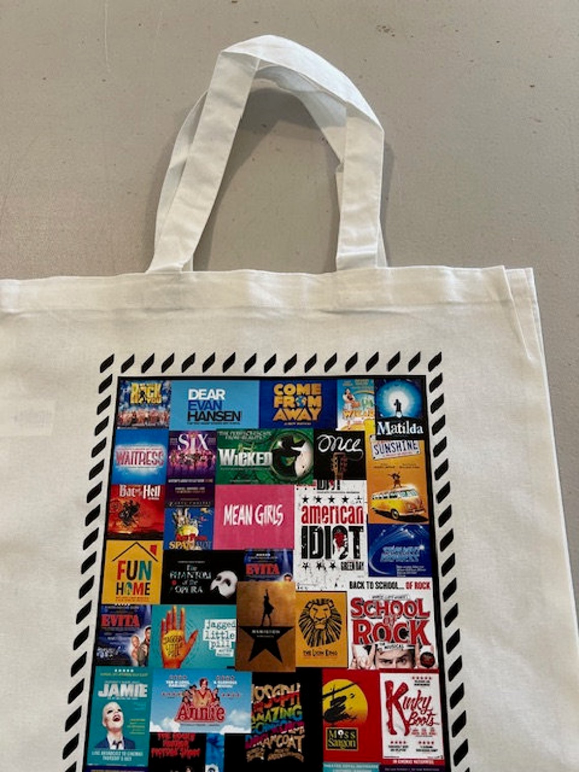 Bespoke Musical Theatre Tote Bag - Etsy