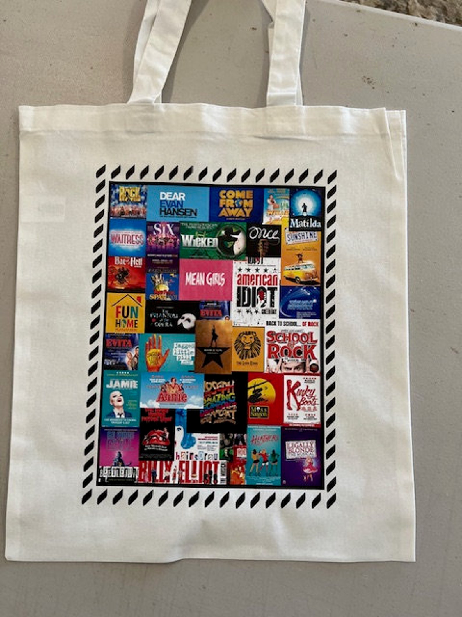 Bespoke Musical Theatre Tote Bag - Etsy