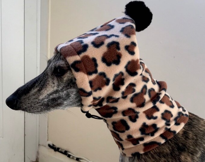 Whippet Pom Pom Hat / Dog Snood/ Dog Hat - Etsy
