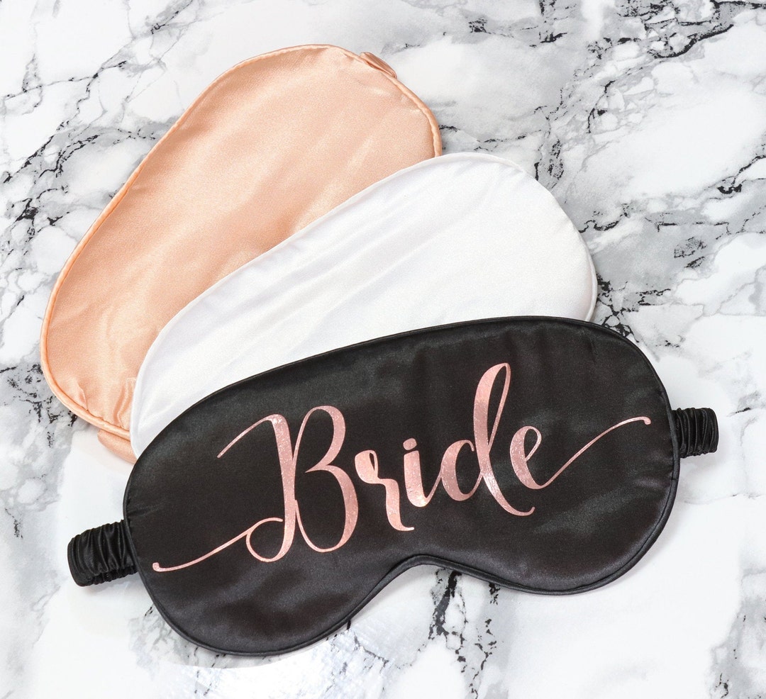 Personalised Eye Mask, Custom Sleep Mask, Bride Eye Mask, Bridal Party ...