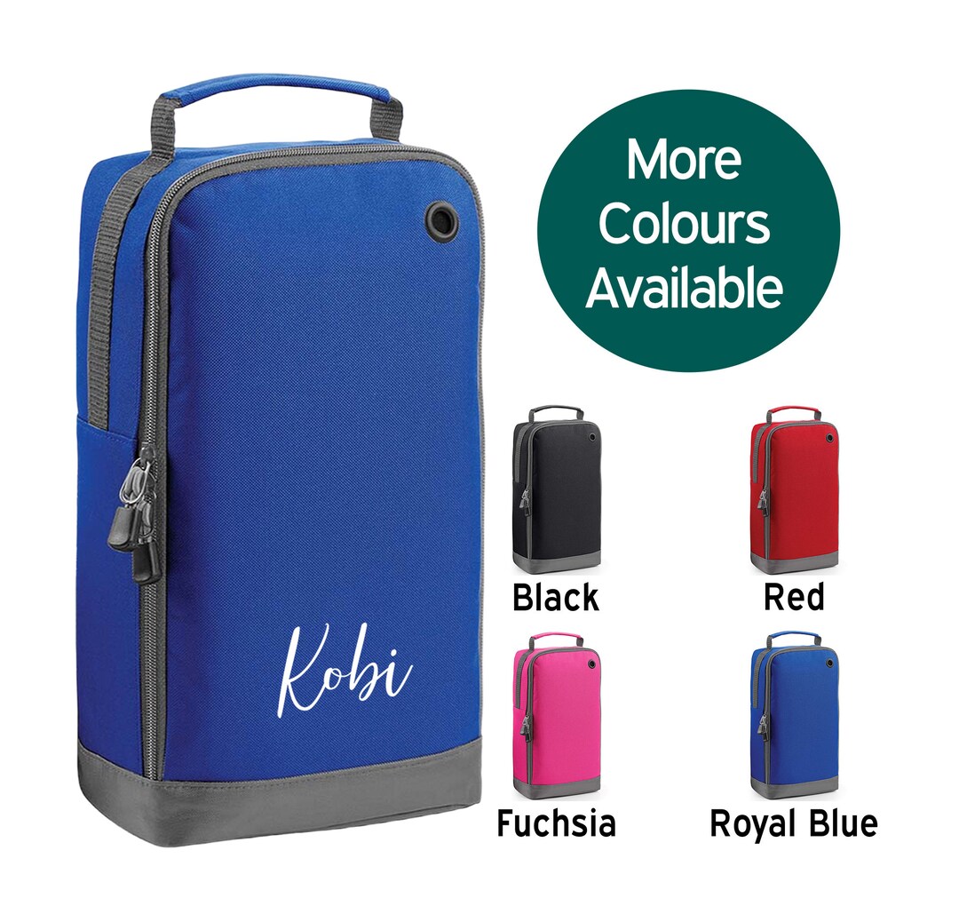 Personalised Football Boot Bag, Personalised Sports Shoe Bag - Etsy