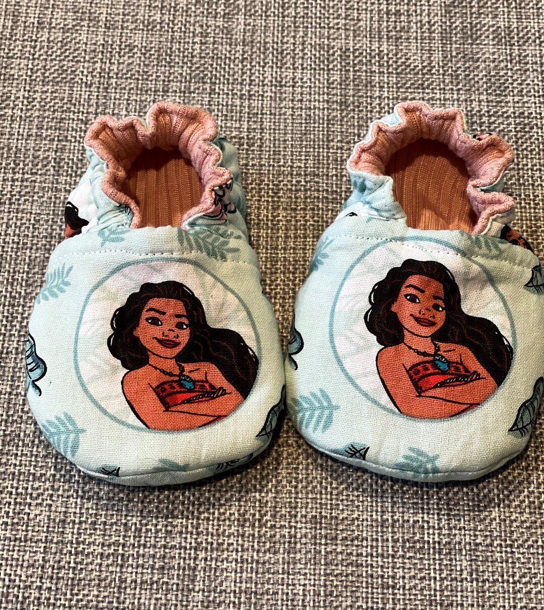 Moana Reversible Soft Sole Crib Shoe Baby Shoe Toddler Shoe Baby ...