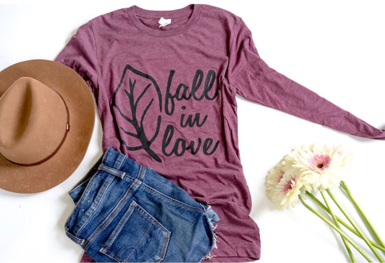 Fall Shirt / Fall Tshirt / Long Sleeve Tee / Fall / Fall | Etsy