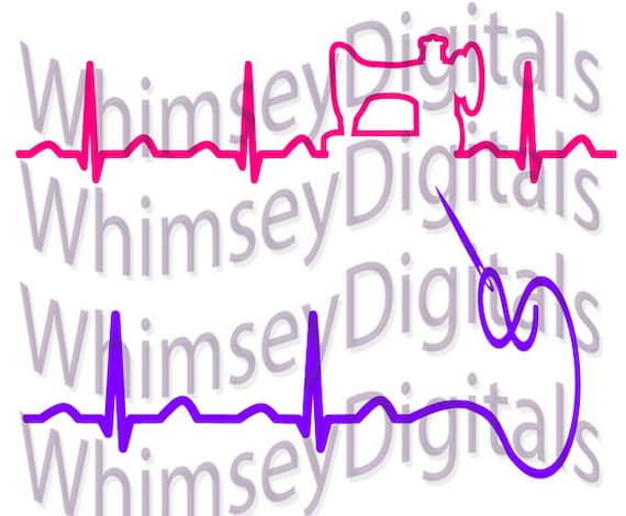 Sewing Machine Heartbeat Needle Thread Heart Beat Sewist - Etsy