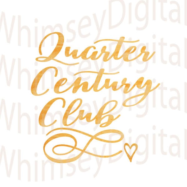 Quarter Century - Etsy