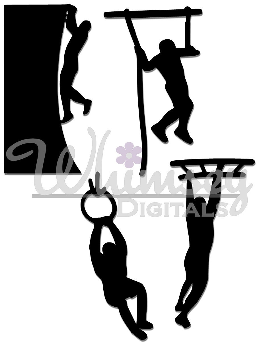 Obstacle Course Warrior SVG Cutting File Digital Download - Etsy