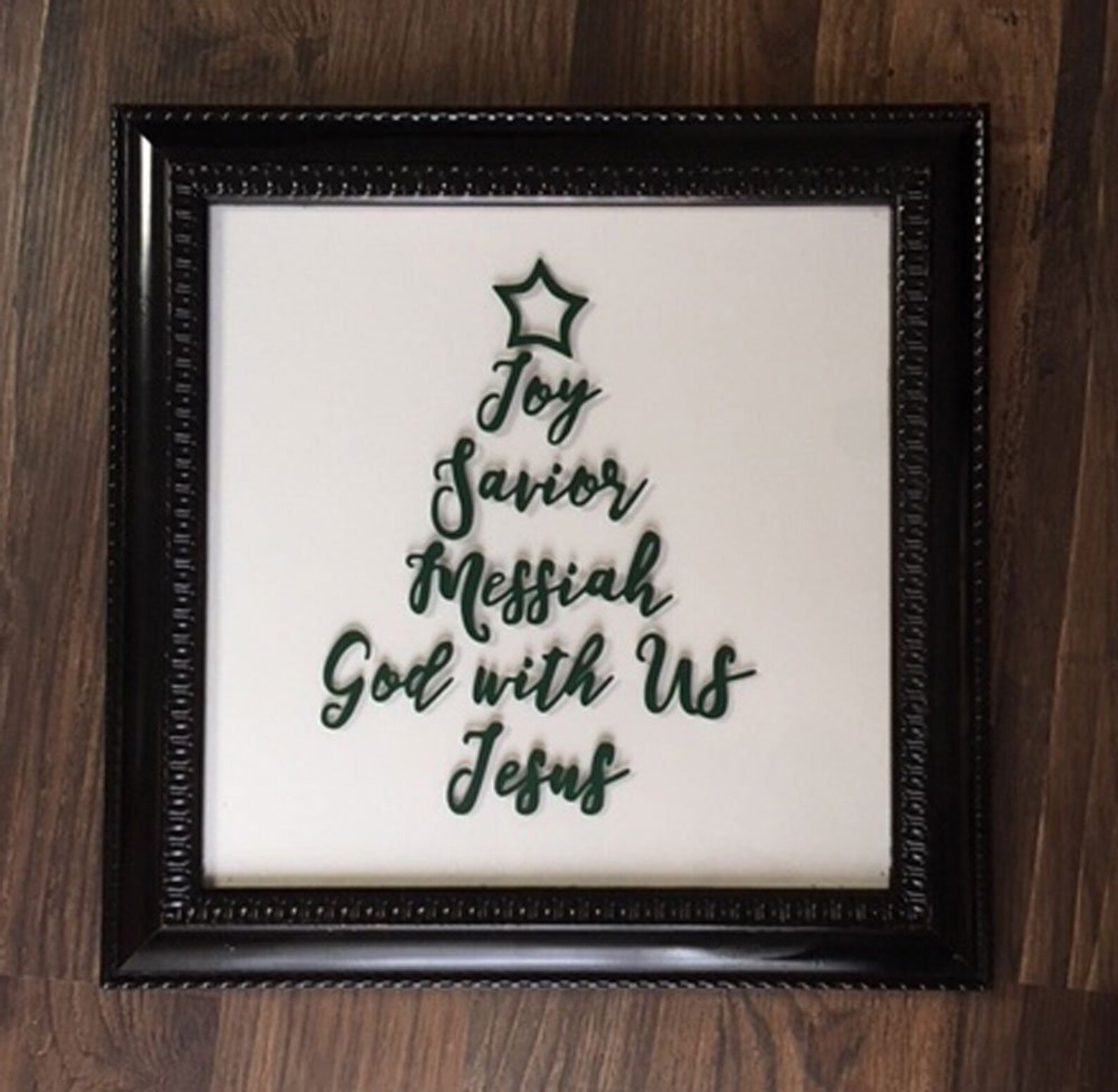 Jesus Joy Christmas Tree SVG Digital Download Christmas - Etsy