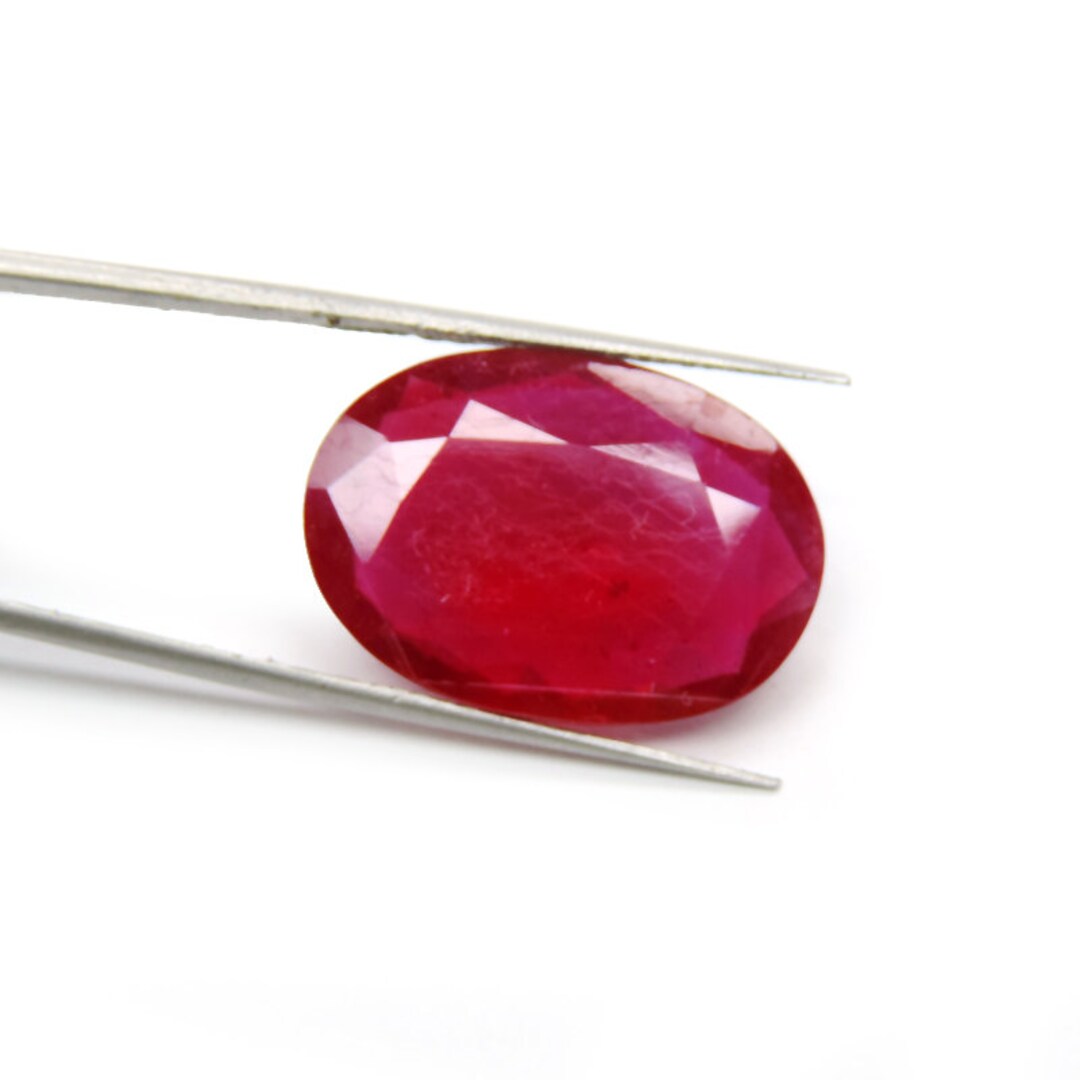 Natural Oval Ruby Gemstone , Natural Ruby Pendant Gemstone , Red Ruby ...