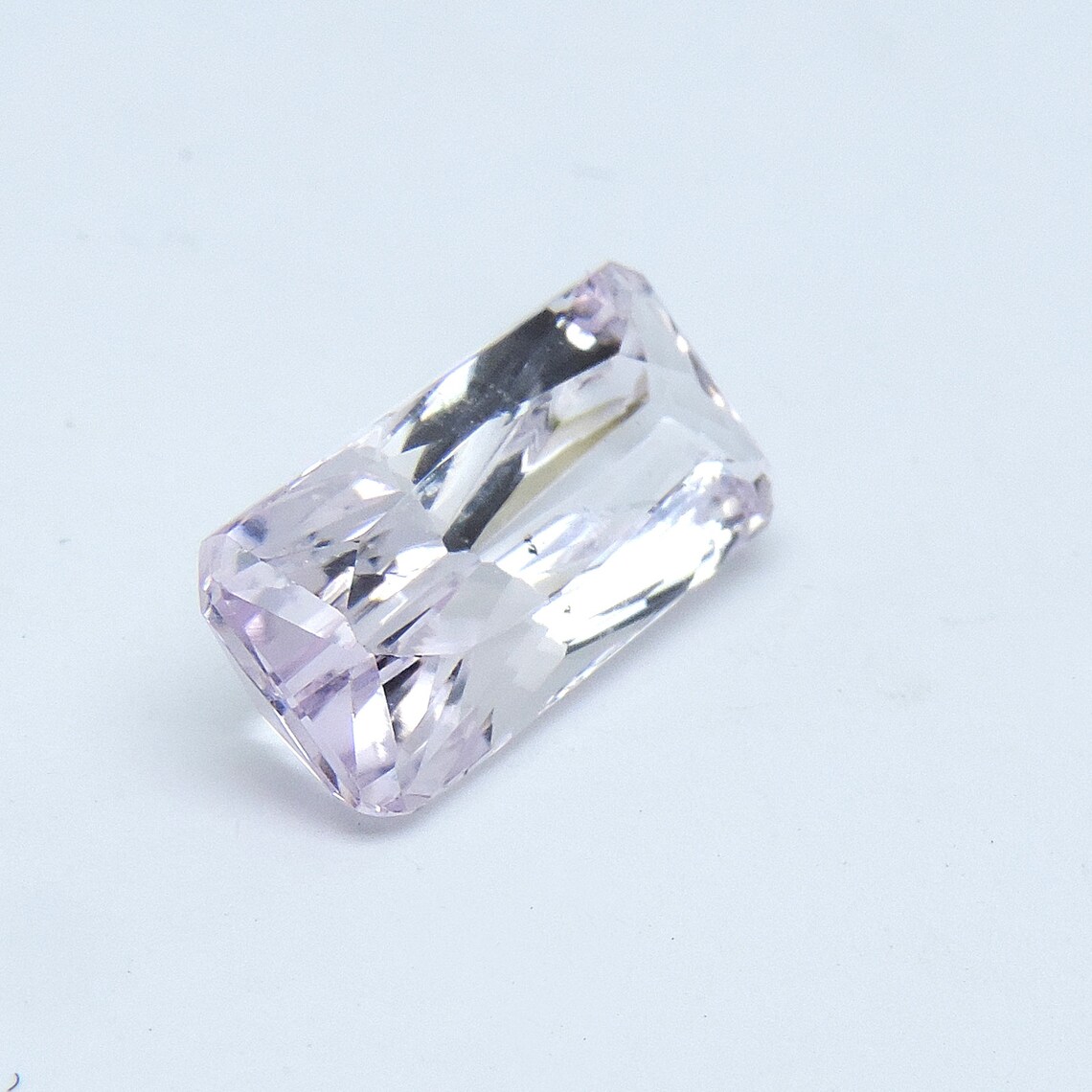 Natural Kunzite Gemstone Emerald Cut Kunzite Gemstone - Etsy