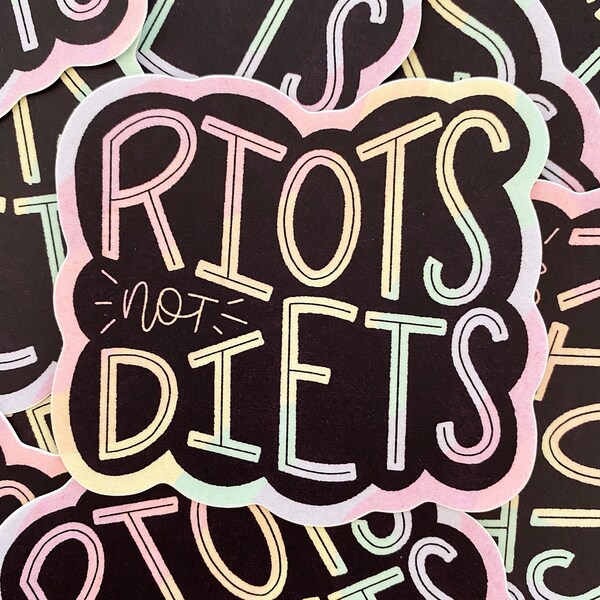 Riots Not Diets - Etsy