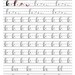 Basic Modern Calligraphy Practice Sheets by theinkyhand Lowercase ...