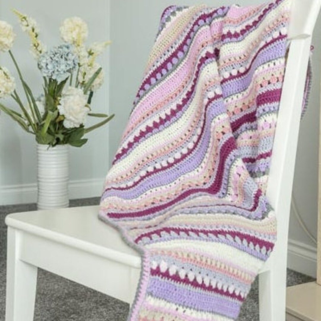 Shades of Purple Throw - Etsy