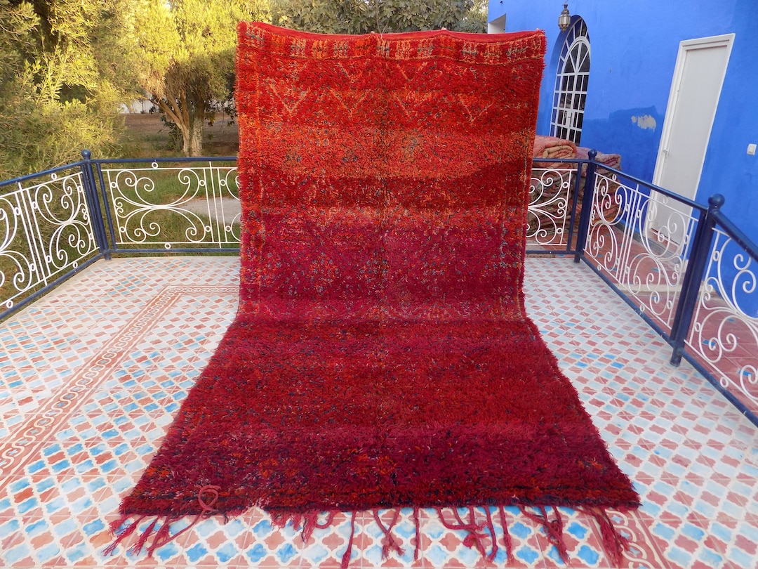 Vintage Beni Mguild Rug, Moroccan Rug, Vintage Beni Rug, Moroccan Beni ...
