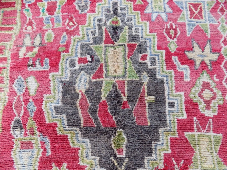 Boujad Rug Moroccan Rug Wool Rugboujaad Rug Boujaad - Etsy