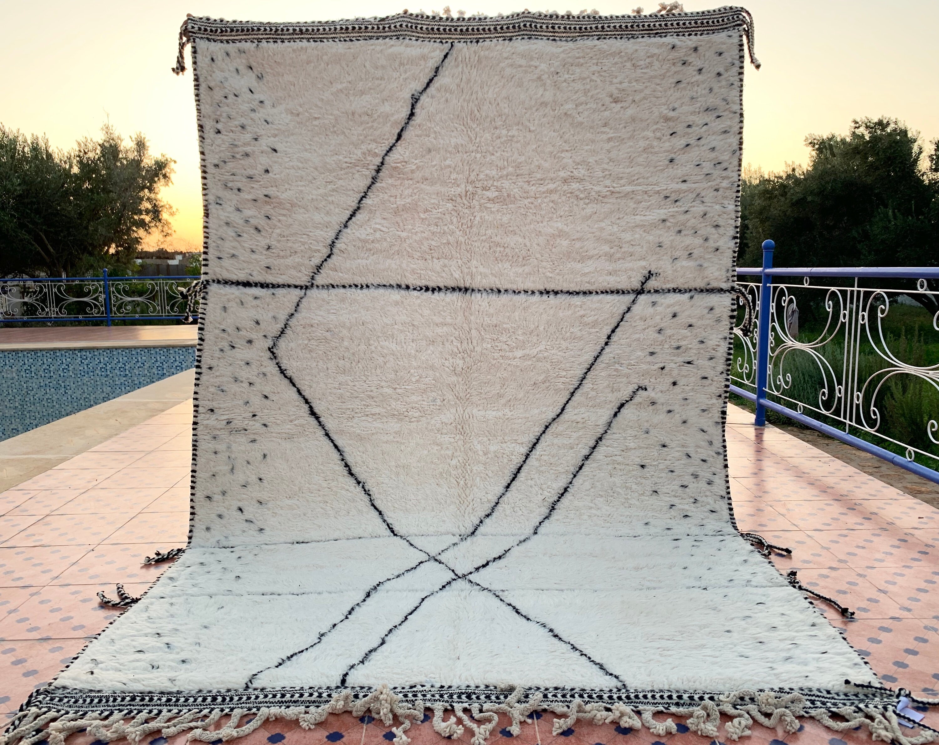 Beni Ourain Rug Moroccan Rug Wool Rug Area Rug Beni Ourain | Etsy