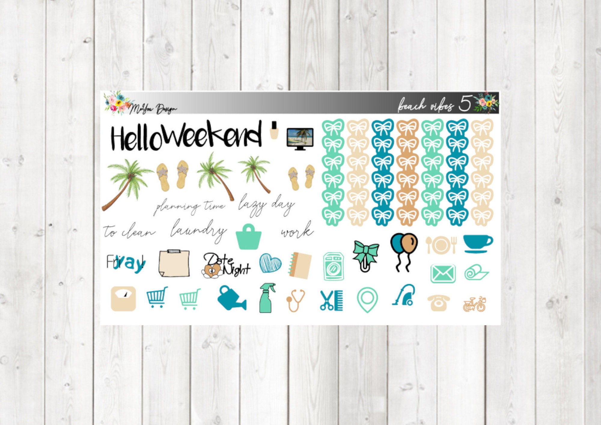 Planner Sticker Kit / Happy Planner Sticker / Vertikal Standard Kit ...