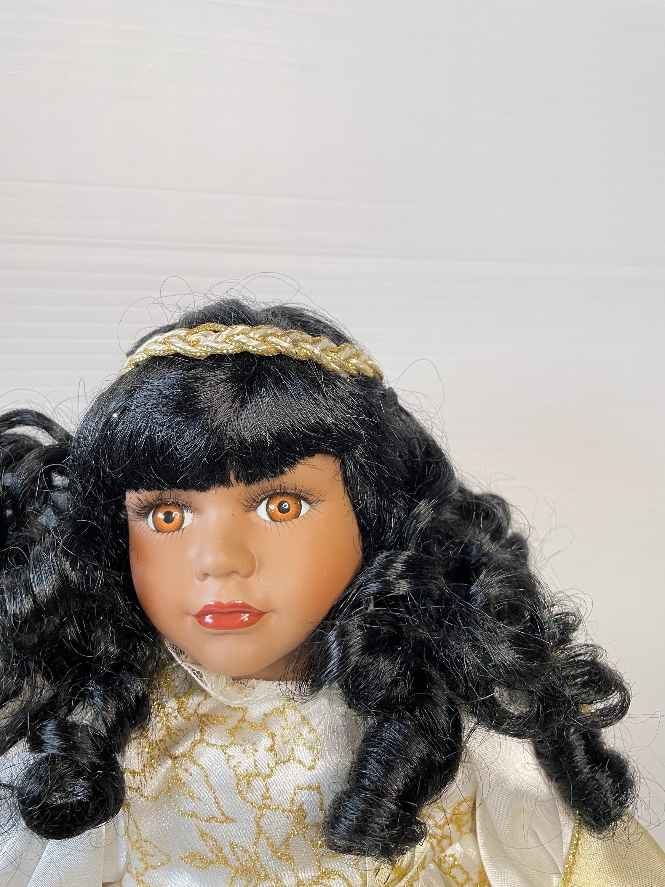 18” Dan Dee Genuine Fine Porcelain Doll Angel. - Etsy