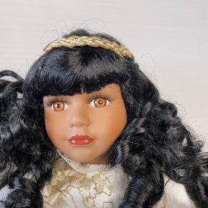 18” Dan Dee Genuine Fine Porcelain Doll Angel. - Etsy
