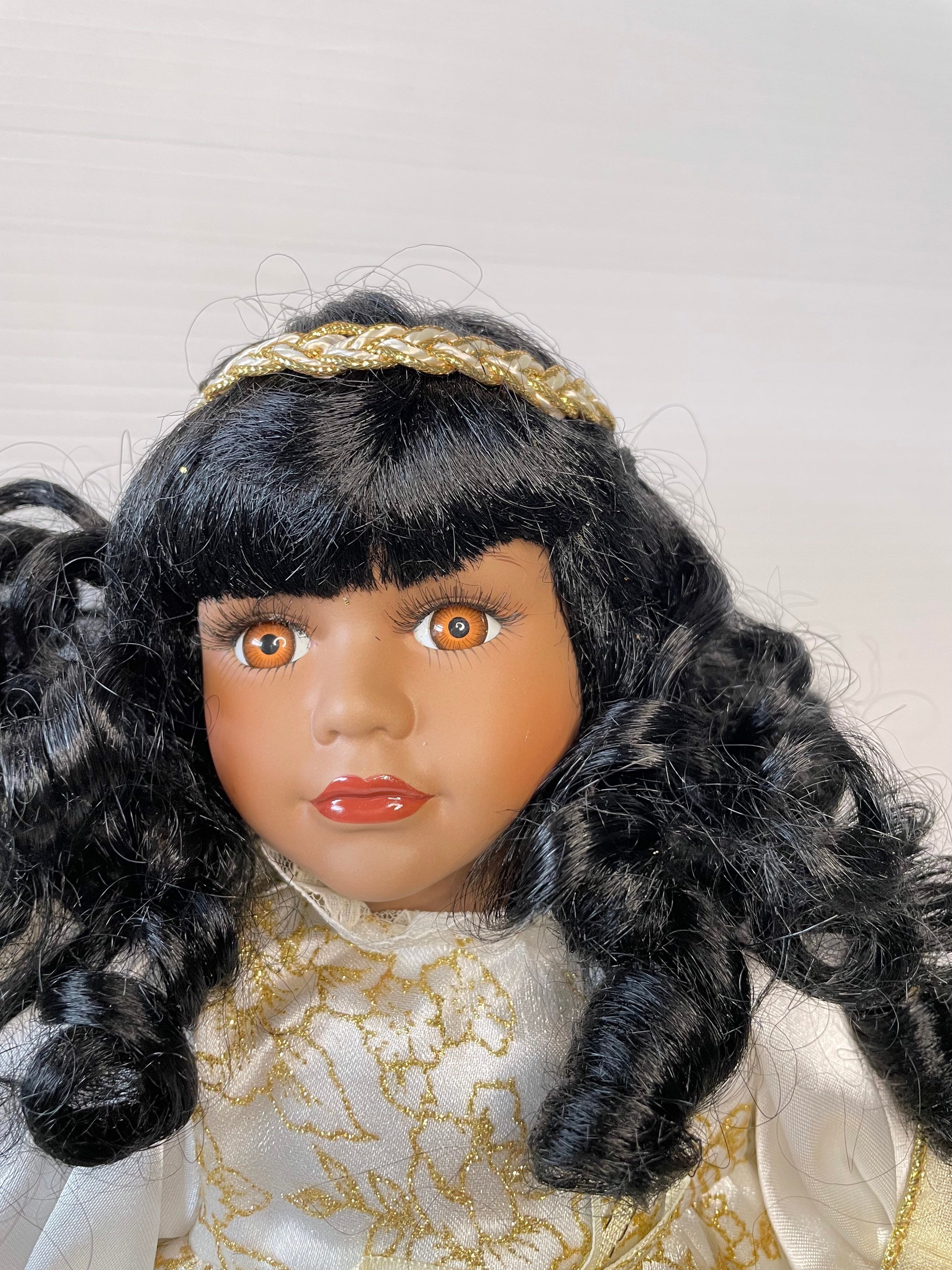 18” Dan Dee Genuine Fine Porcelain Doll Angel. - Etsy