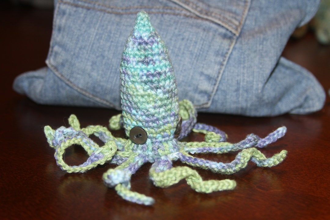 Crochet Squid Finger Puppet Pattern - Etsy