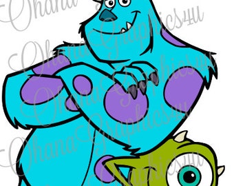 Mike and sully | Etsy