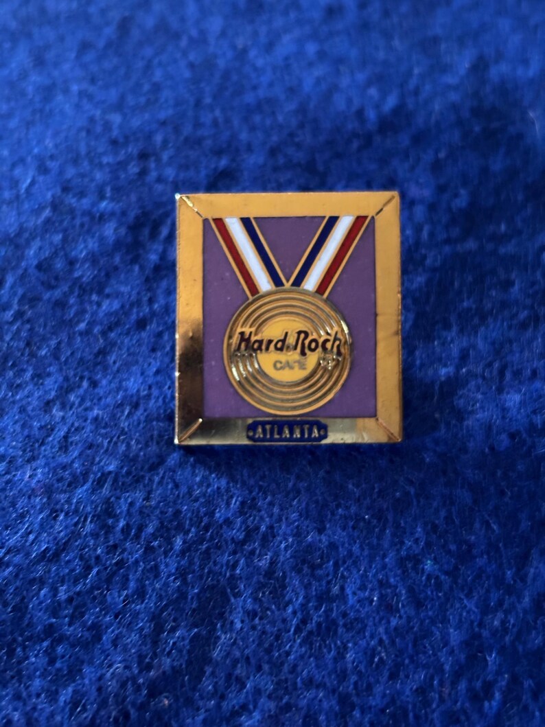 Vintage Hard Rock Cafe Memorabilia: Atlanta Pins & Buttons Set - Etsy