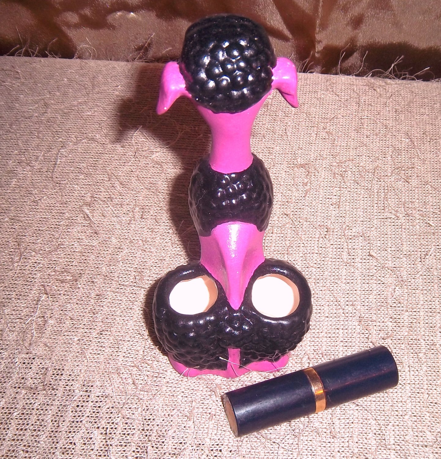Vintage Poodle Lipstick Holder - Handcrafted From 1970s Mold - Etsy