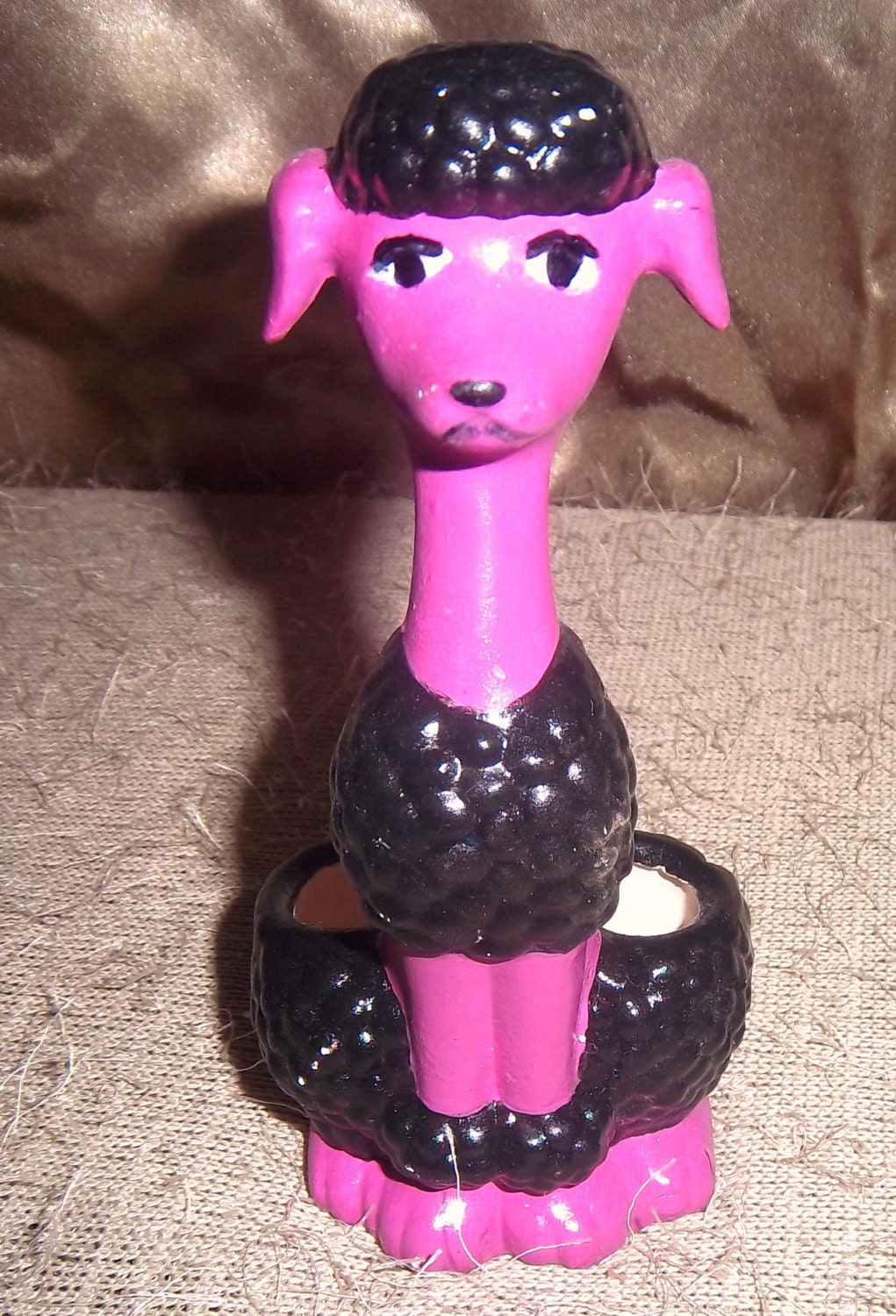 Vintage Poodle Lipstick Holder - Handcrafted From 1970s Mold - Etsy