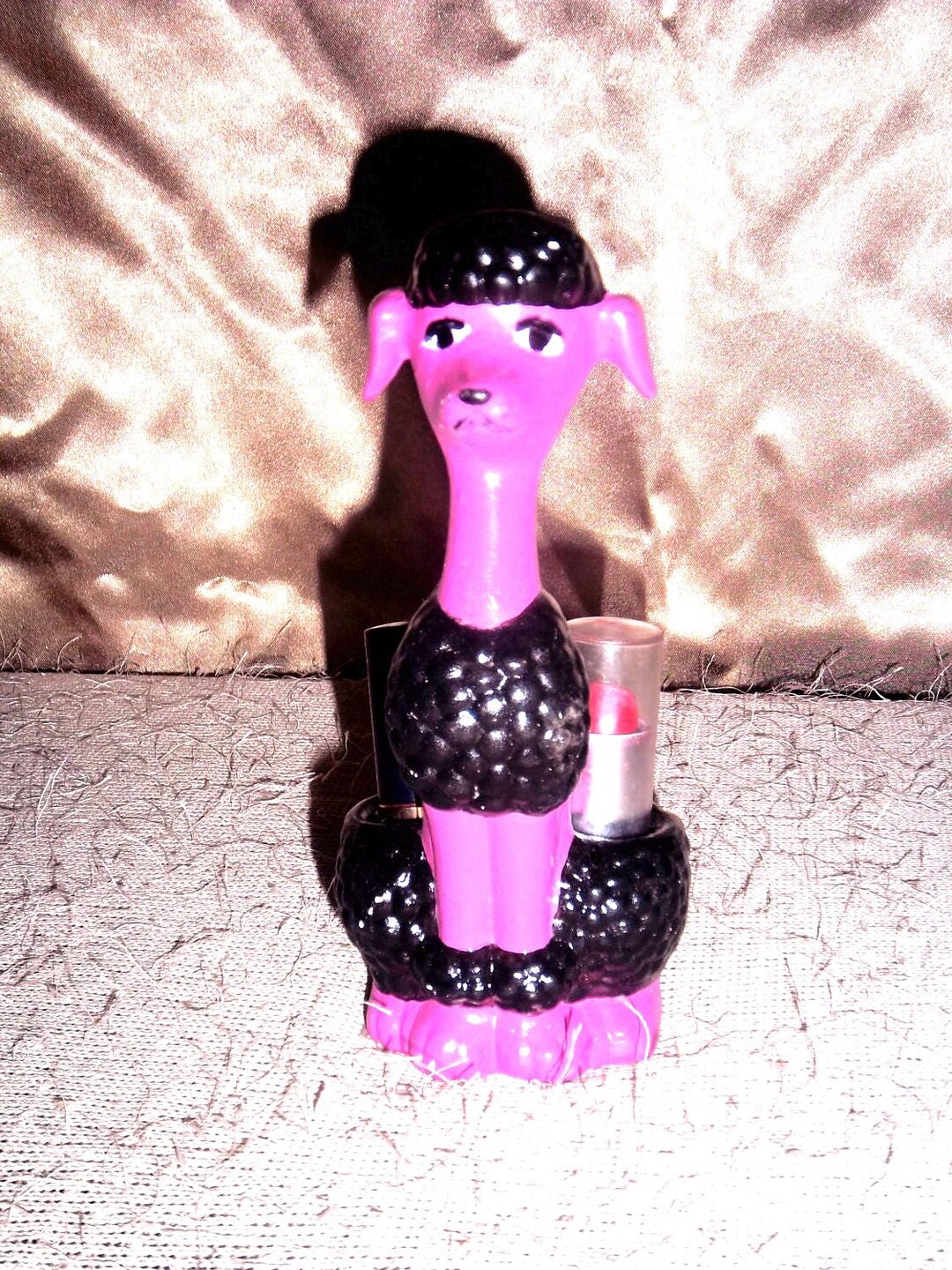 Vintage Poodle Lipstick Holder - Handcrafted From 1970s Mold - Etsy