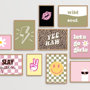 Bedroom Wall Art Prints Girls Room Decor, Wall Art, Poster Girl Prints ...